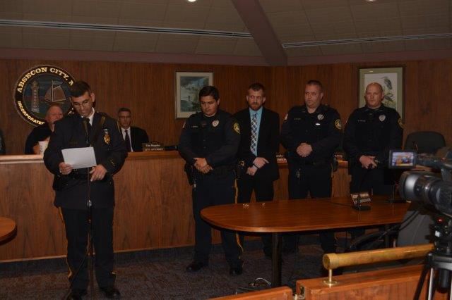Absecon police chief honors officers for saving man