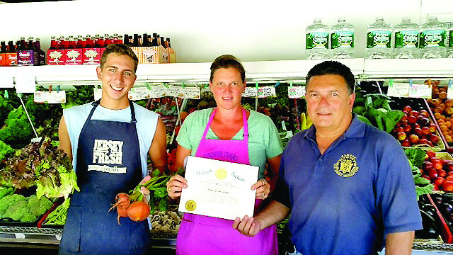 Fiocchi visits farm markets to support Jersey Fresh