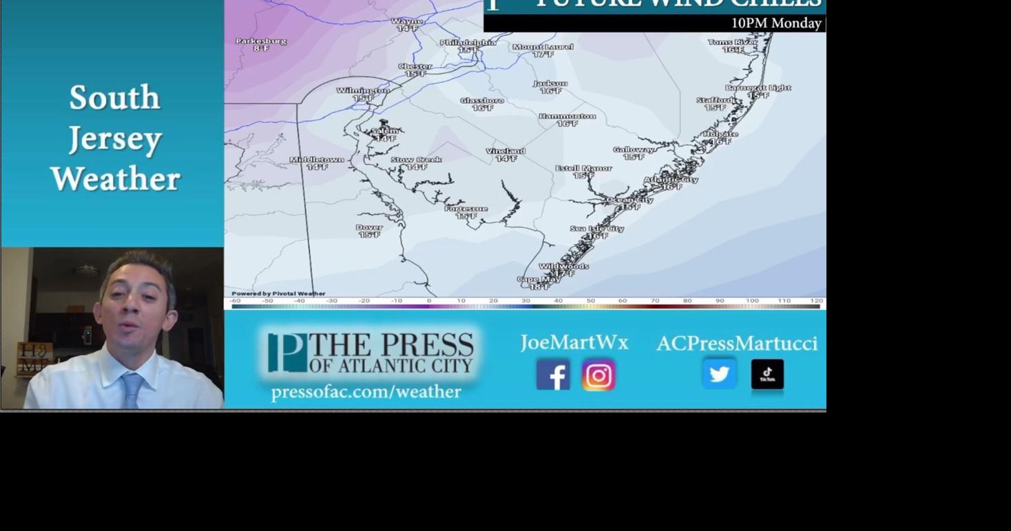 Polar vortex about to swipe South Jersey, your Monday night forecast