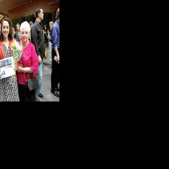 Barbara and Frank Roach traveled to the Kimmel Center