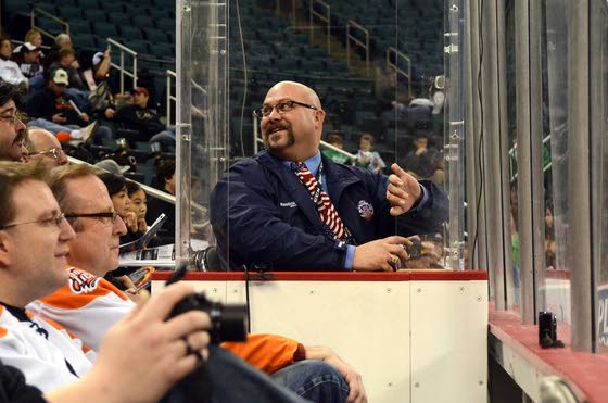 At Boardwalk Hall, not all hockey officials whistle while they work