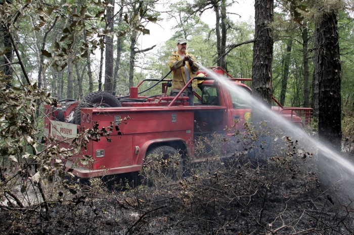Bass River Township forest fire about 80 percent contained, but hot ...