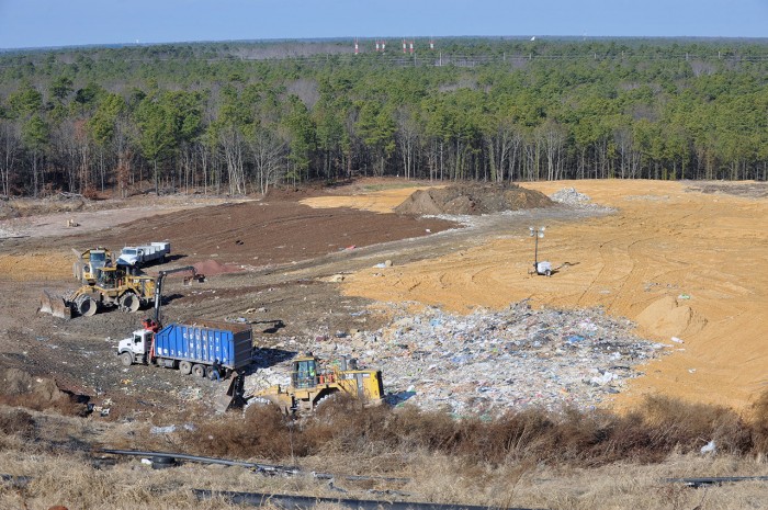 Debris from Hurricane Sandy testing landfills