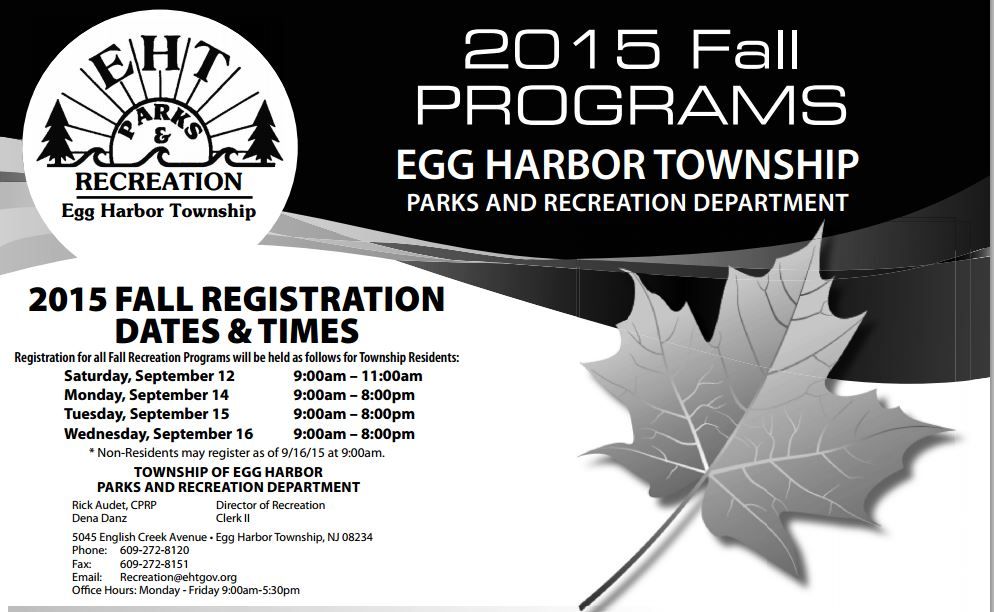 EHT recreation department to begin offering online registration