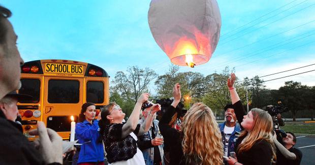 At vigil for slain mother, April Kauffman's daughter calls for justice