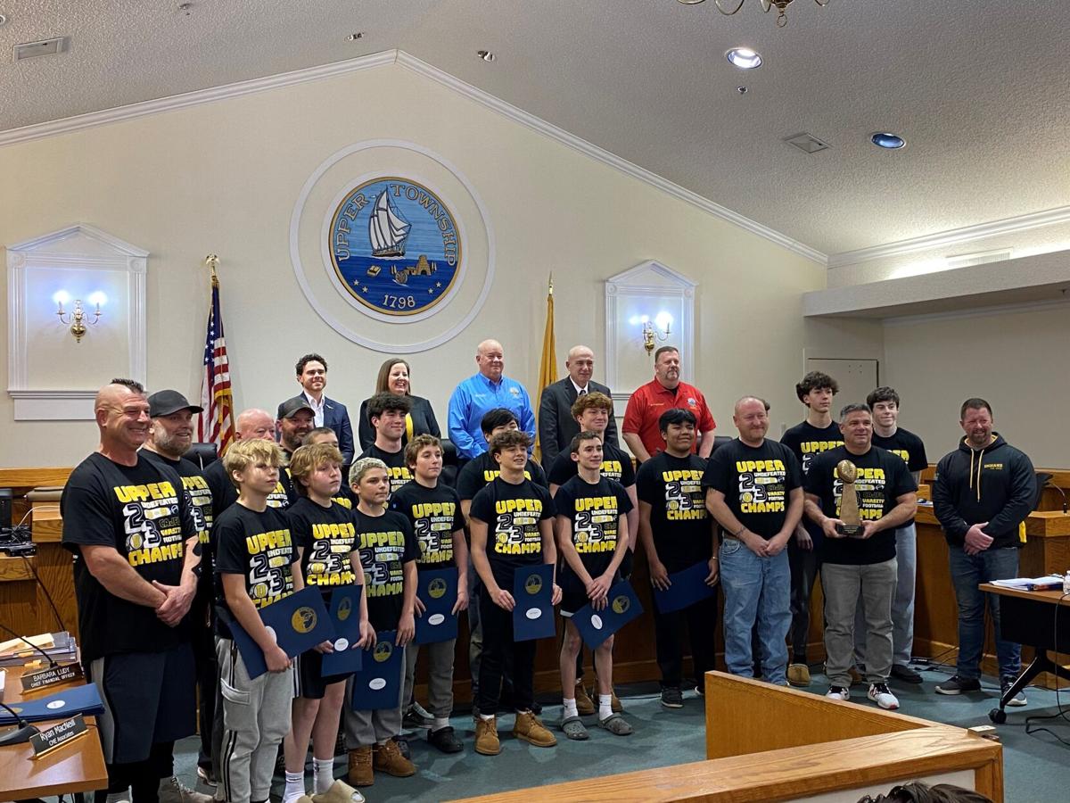 Upper Township honors junior league football champs