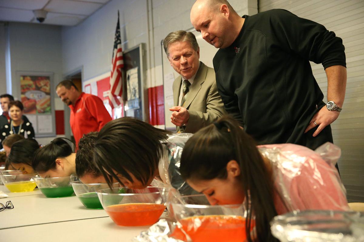 Jello Eating Contest at Vineland High School