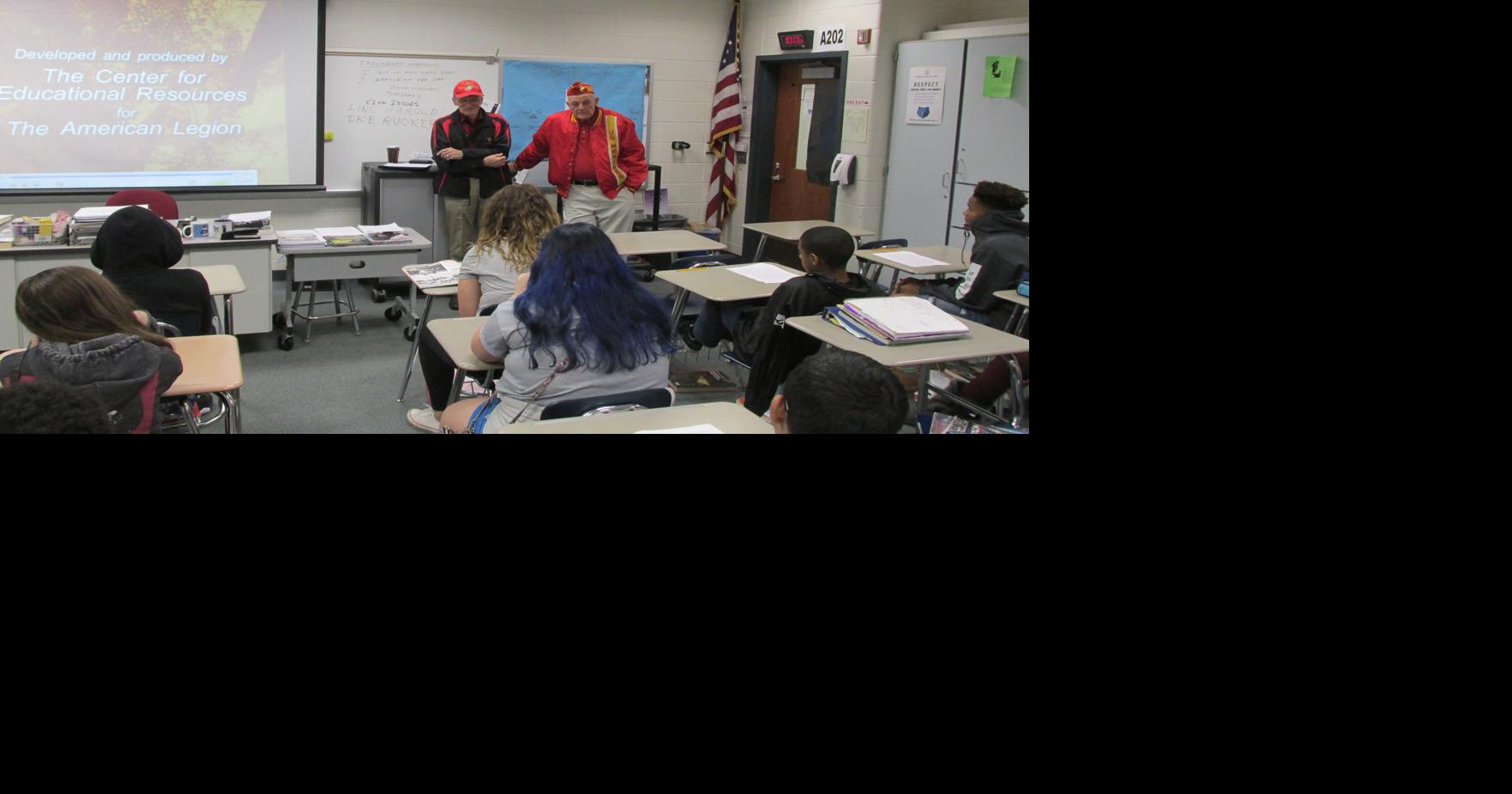Veterans visit Galloway Middle School