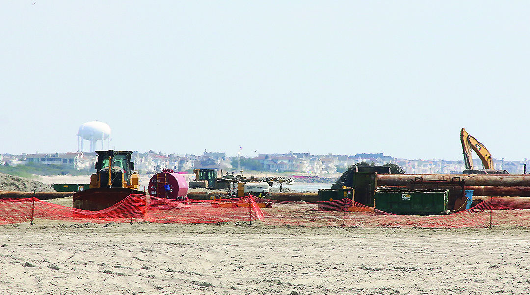 Strathmere beach fill starts up again