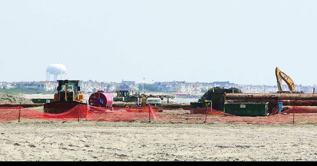 Strathmere beach fill starts up again