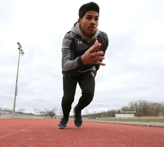 Sincere Rhea is The Press Indoor Track and Field Athlete of the Year
