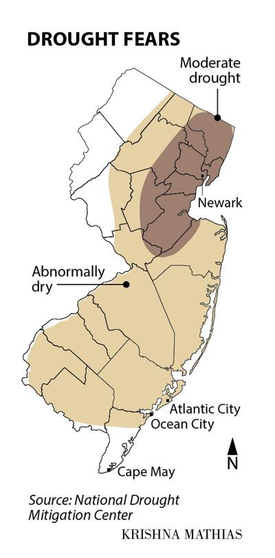 South Jersey inching toward drought