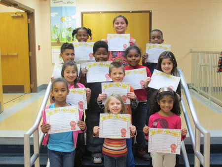 Spragg School recognizes November students of the month