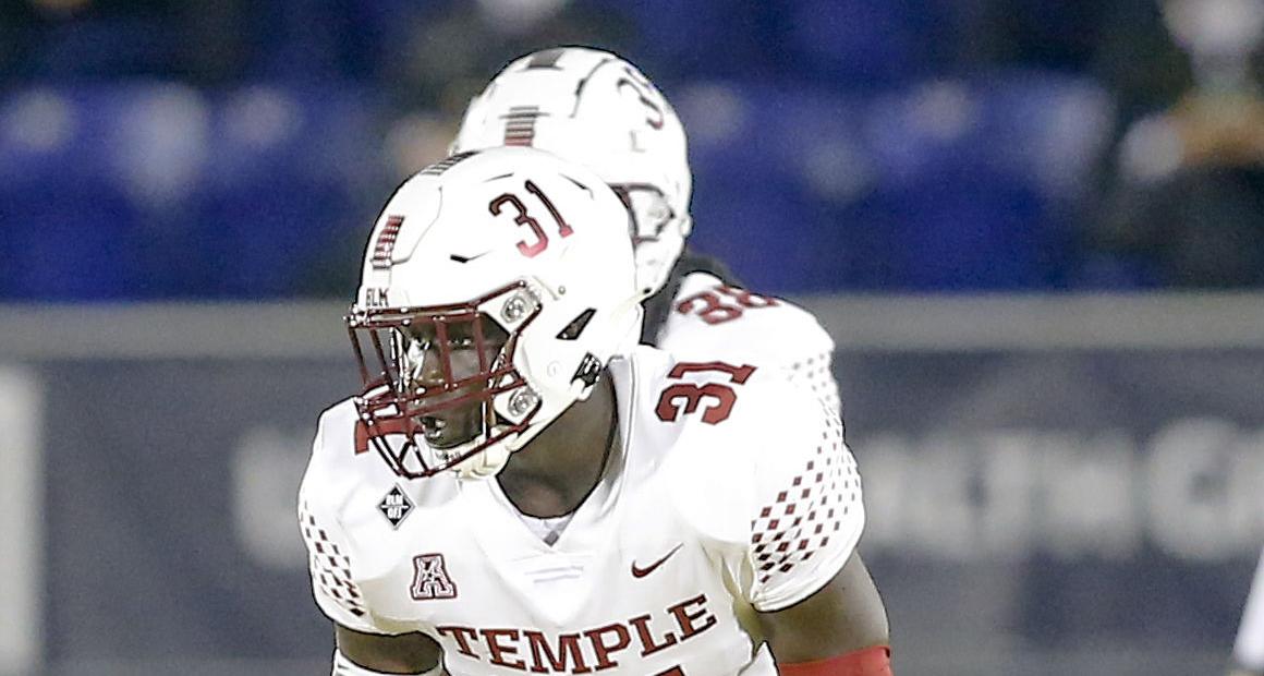 EHT grad Yvandy Rigby makes 4 tackles for Temple in loss to Navy