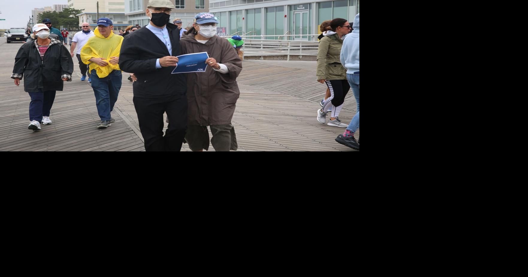 Group marches on Atlantic City Boardwalk against hate