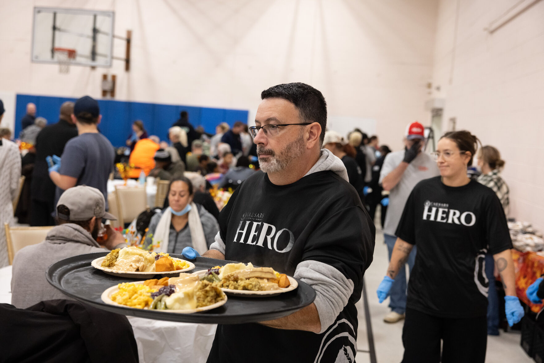 Atlantic City Salvation Army serves Thanksgiving dinner