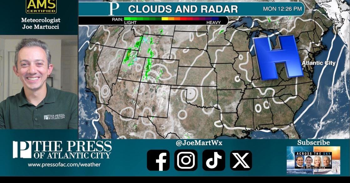 A dry and warm weather forecast for the Jersey Shore