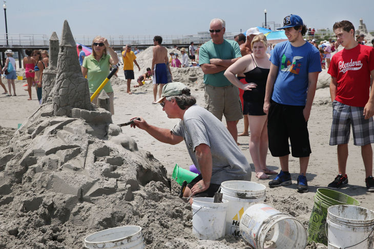 Amateur sand sculpting event in Wildwood Crest lets kids unleash their ...
