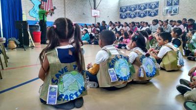 Sovereign Avenue School students celebrate Earth Day