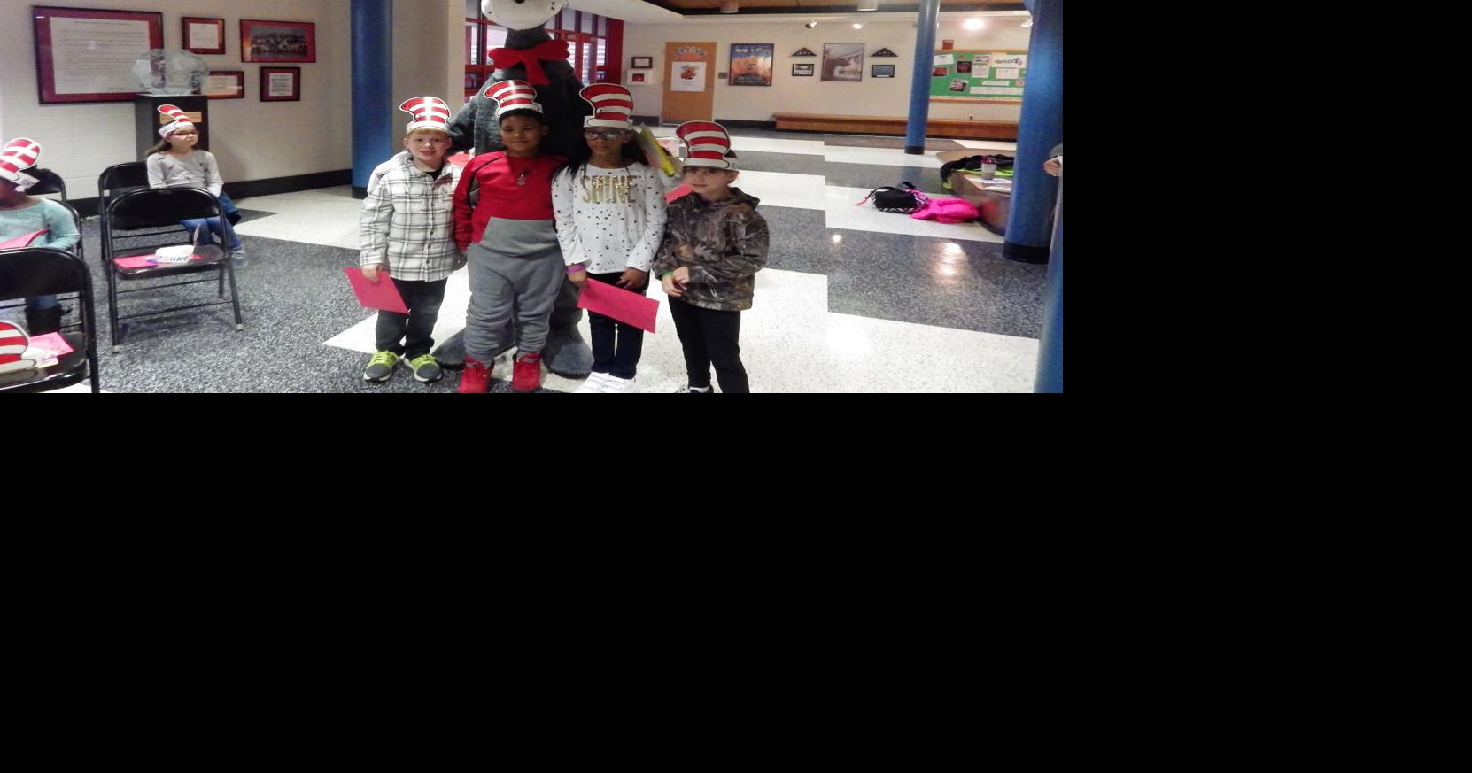 Cat in the Hat visits Hess School improved readers