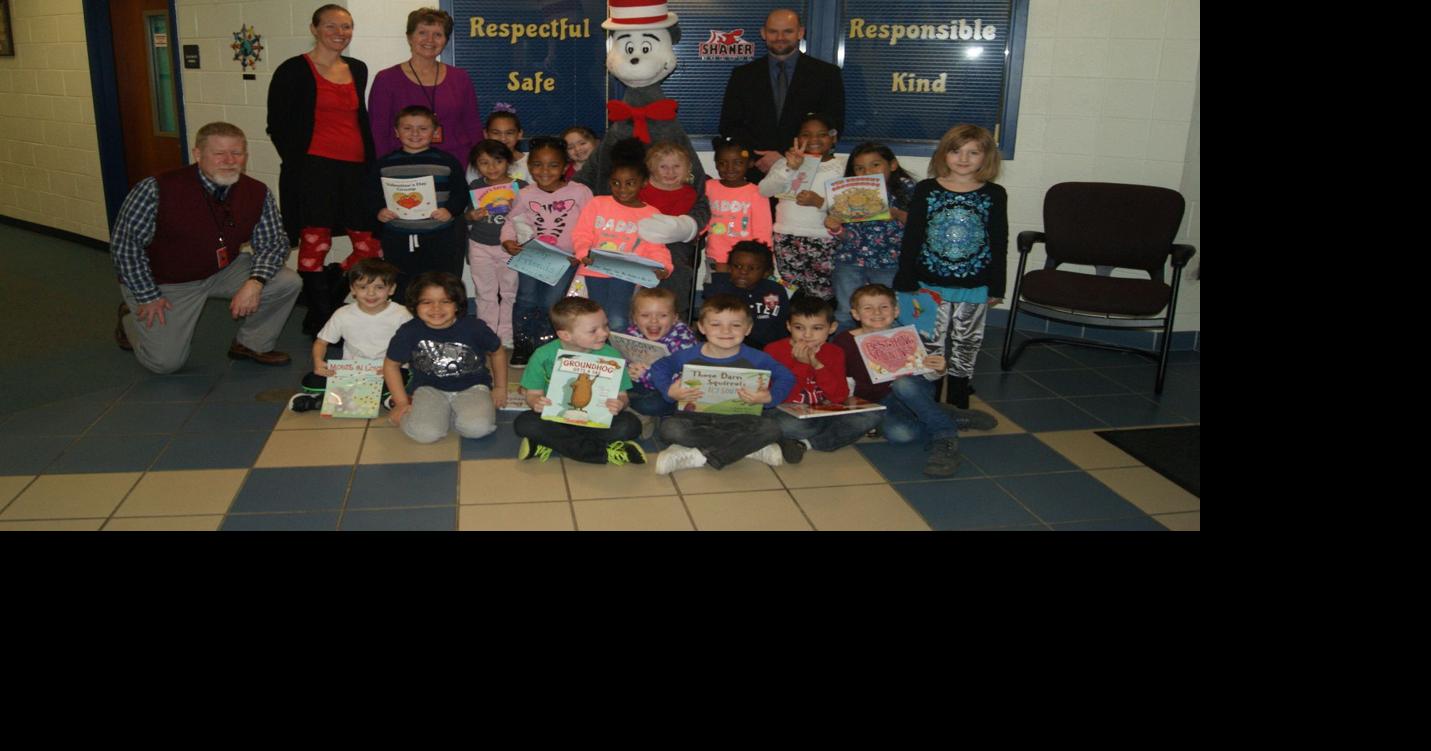 The Cat in the Hat visits Shaner Elementary School