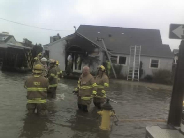 Water no friend to Ventnor Fire Department in this blaze