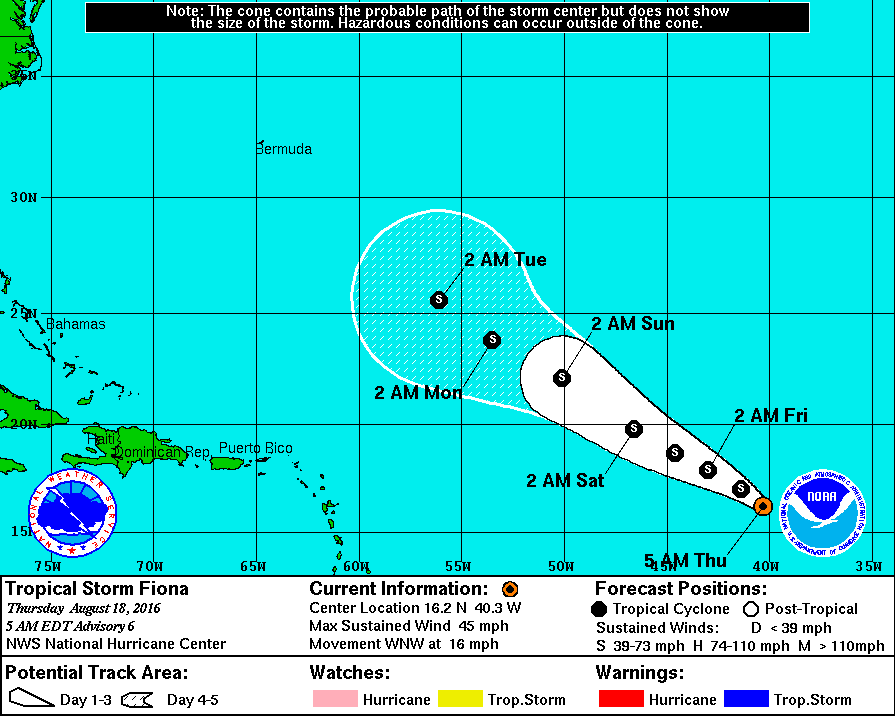 Tropical Storm Fiona forms in the Atlantic, here's what to expect