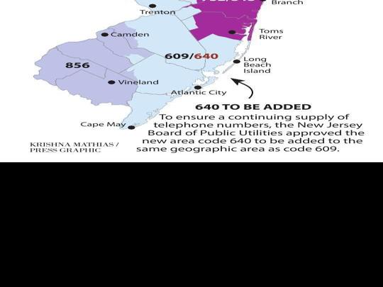 South Jersey to share 609/640 area code in the new year | News ...