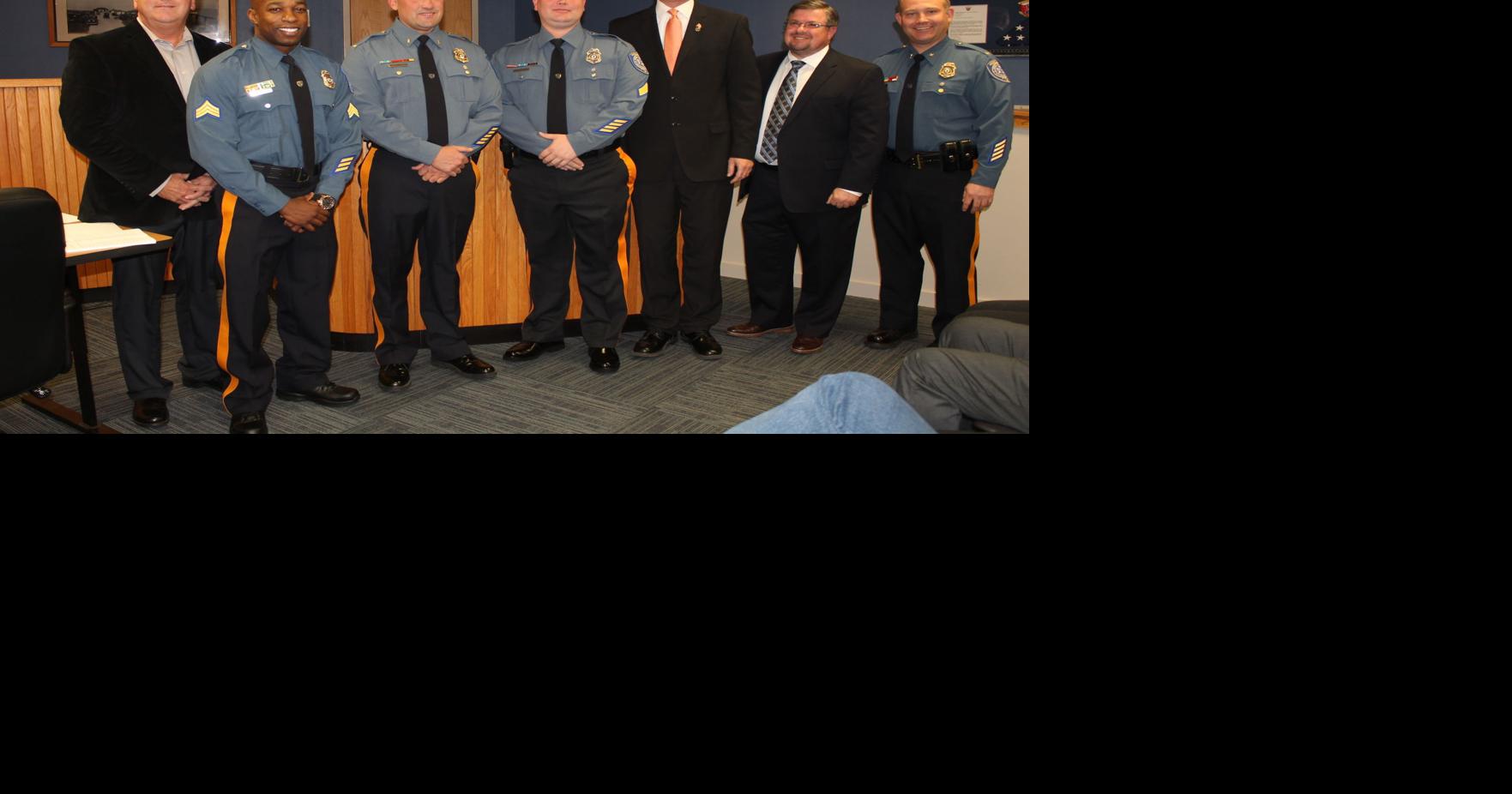 Three Middle Township police officers promoted at committee meeting