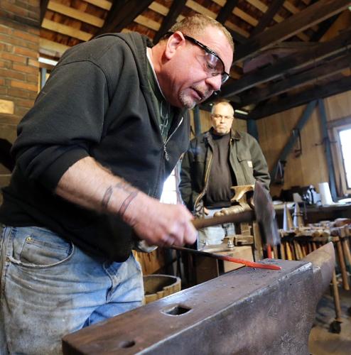 Students learn some hands-on history at Cold Spring blacksmith class