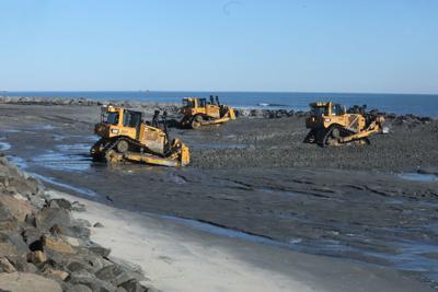 Long Beach Island, Brigantine dredge work begins