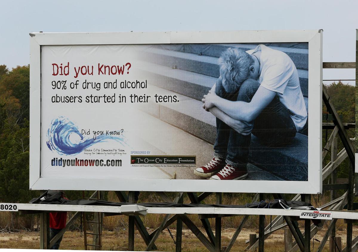 Billboard sends anti-drug message to travelers leaving Ocean City ...