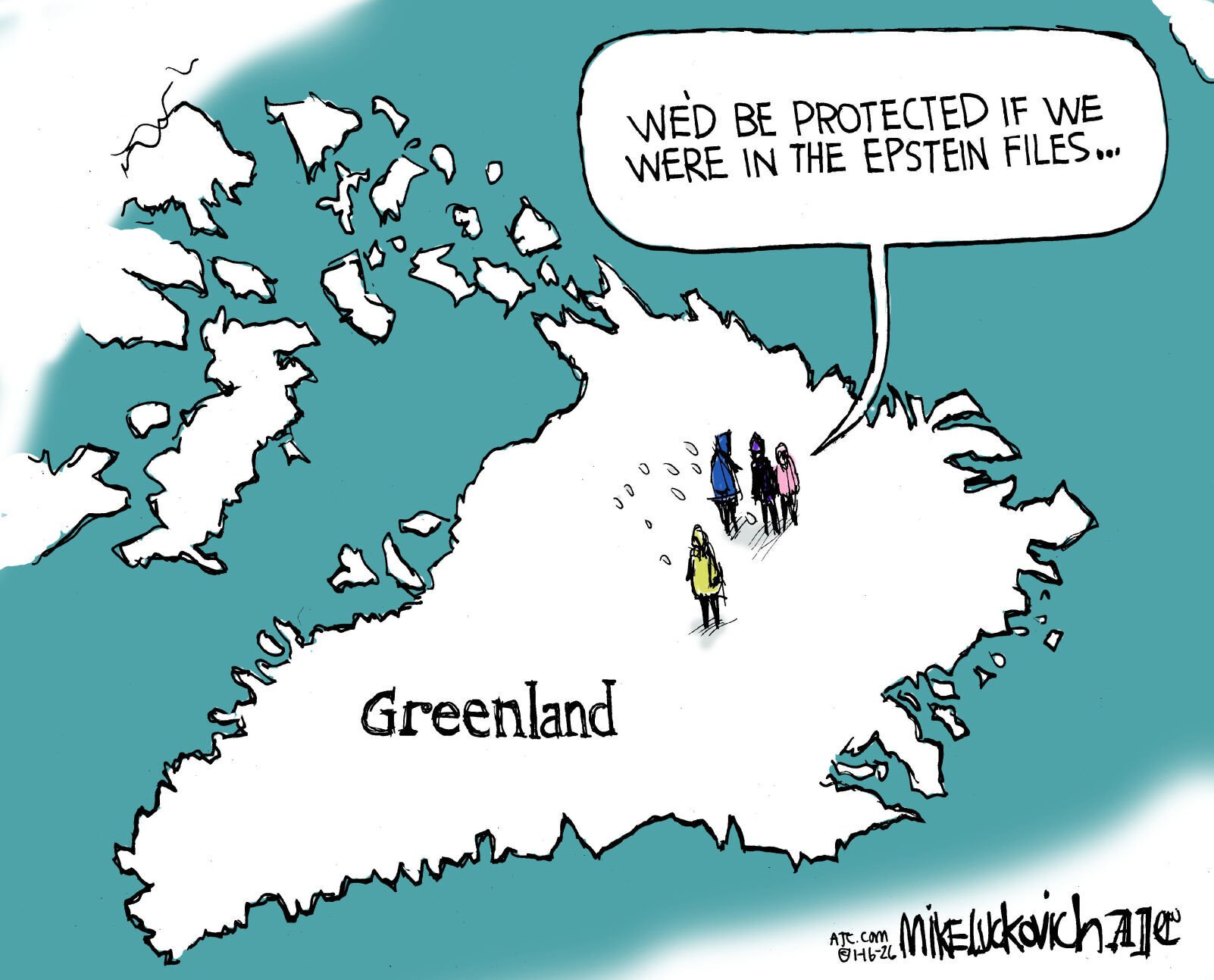 9 political cartoons grapple with Greenland