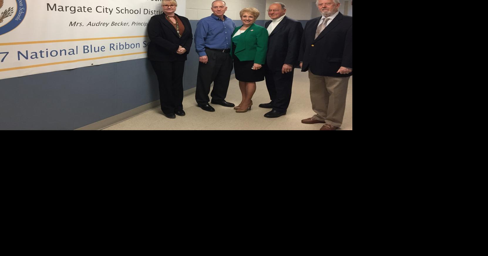 NJEA president tours Margate school