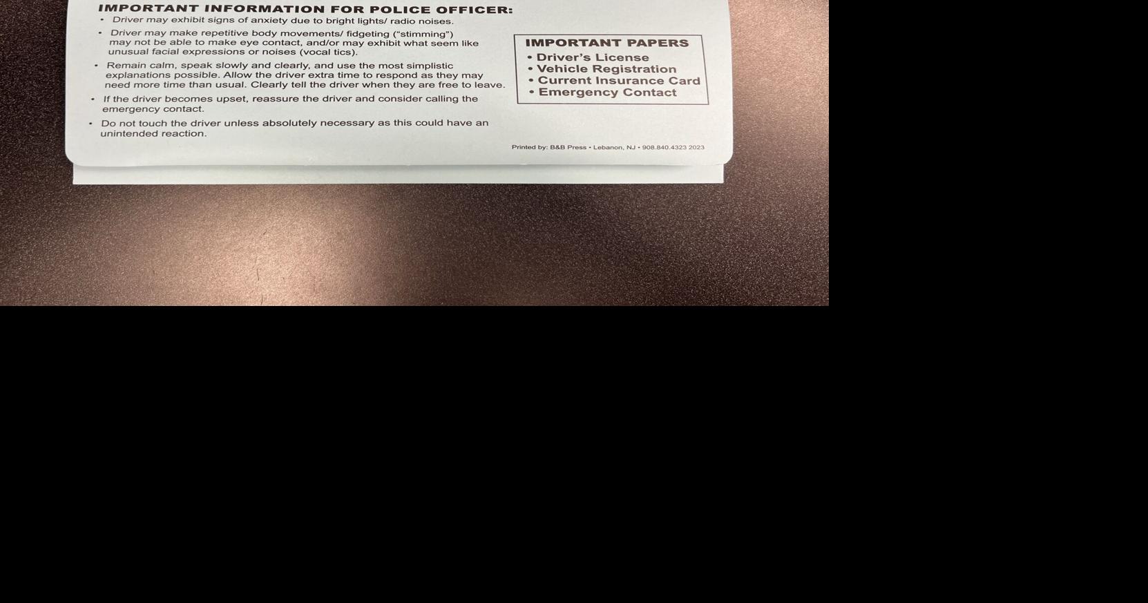 Atlantic County Police Chiefs launch Blue Envelope Program