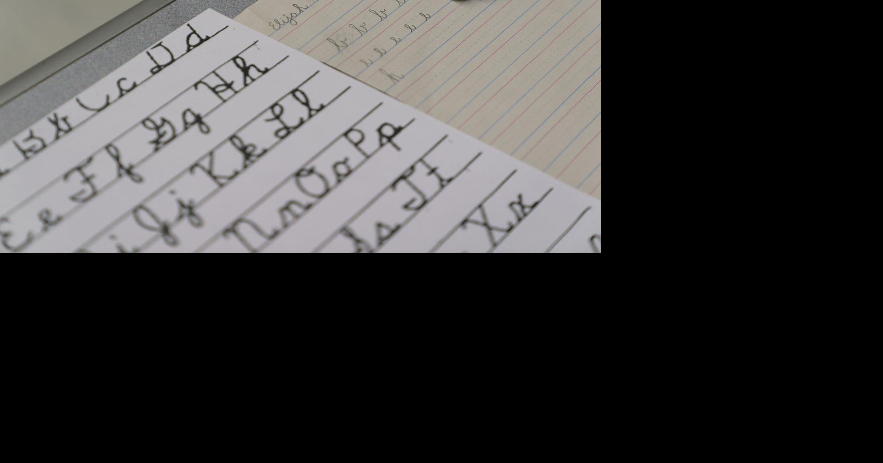 NJ bringing back cursive writing in schools