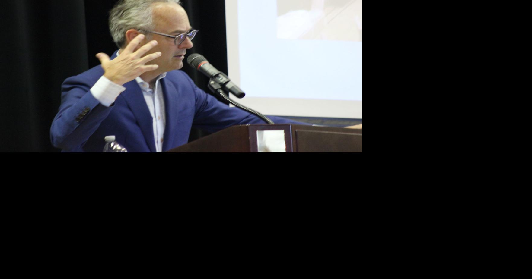 Novelist Amor Towles speaks about his life, art and craft at Avalon library
