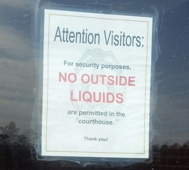 Atlantic County bans outside liquids from Superior Court courthouses