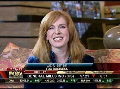 Fox Business Network's Liz Claman doing what she can to draw viewers