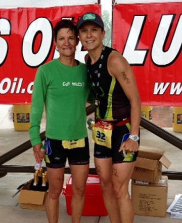 Upper Township duo compete in national triathlon