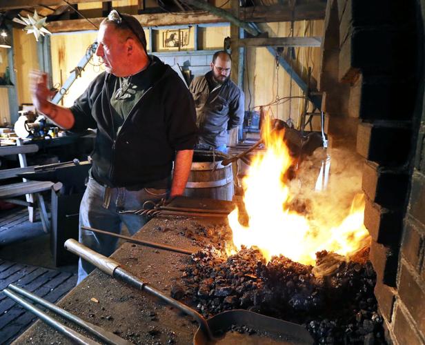 Students learn some hands-on history at Cold Spring blacksmith class