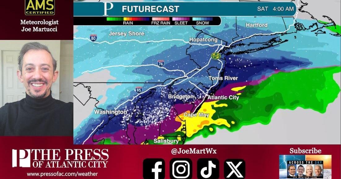 Here's Joe Martucci's final NJ snow forecast for Saturday's quick-hitting storm