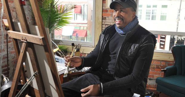 Illustrator E.B. Lewis finds inspiration in life; his work is on ...
