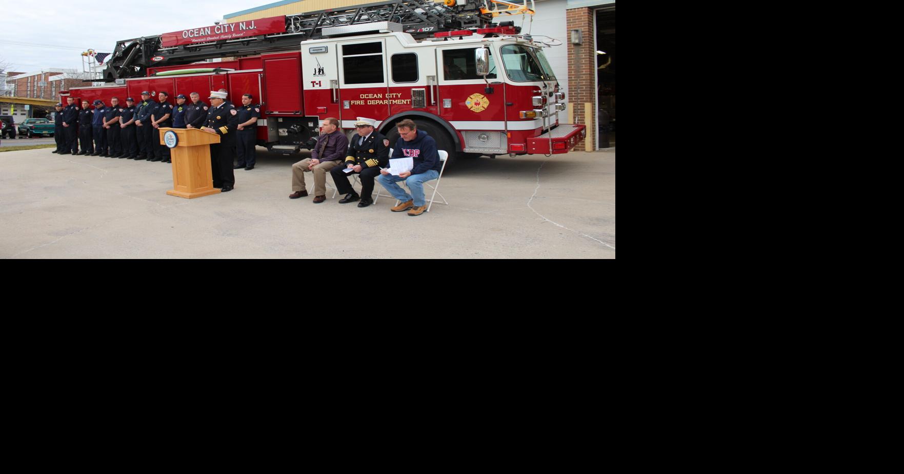 Ocean City firefighters celebrate top marks