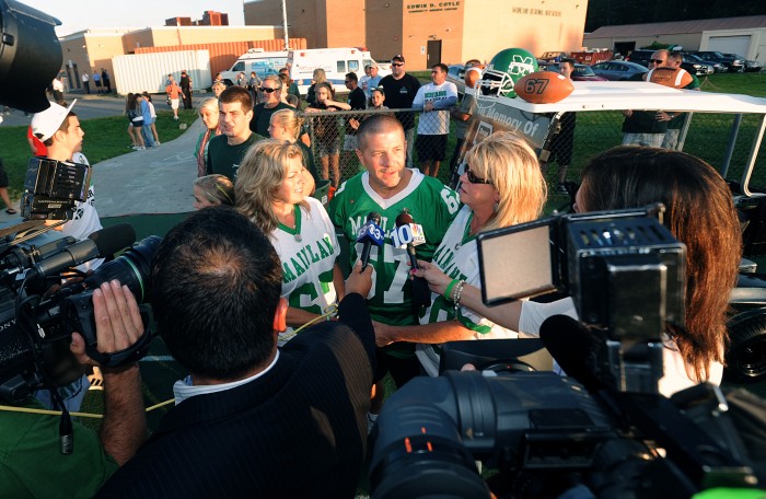 Mainland Regional High School opens its football season on an emotional ...