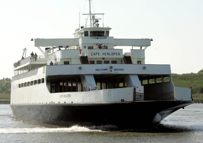 Cape May-Lewes Ferry limped across the Delaware Bay after losing an ...