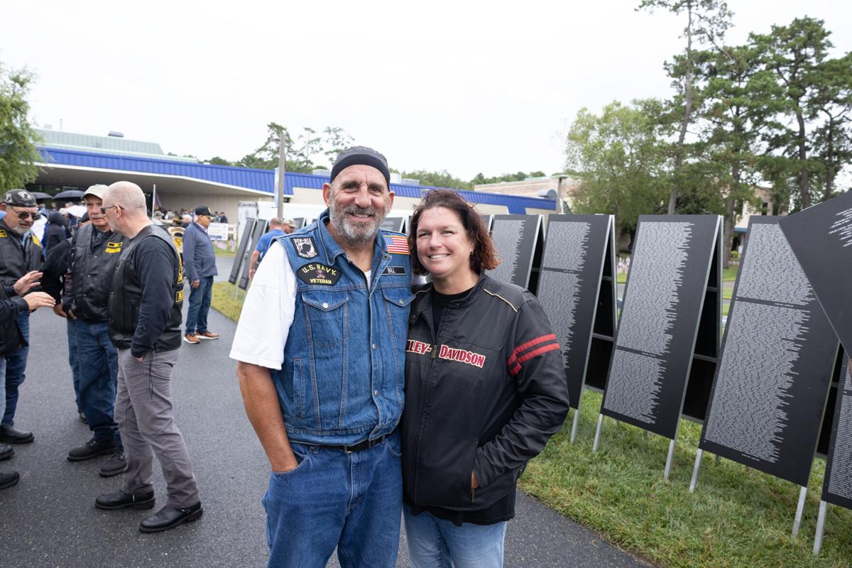 PHOTOS from arrival of the Vietnam War wall at Atlantic Cape