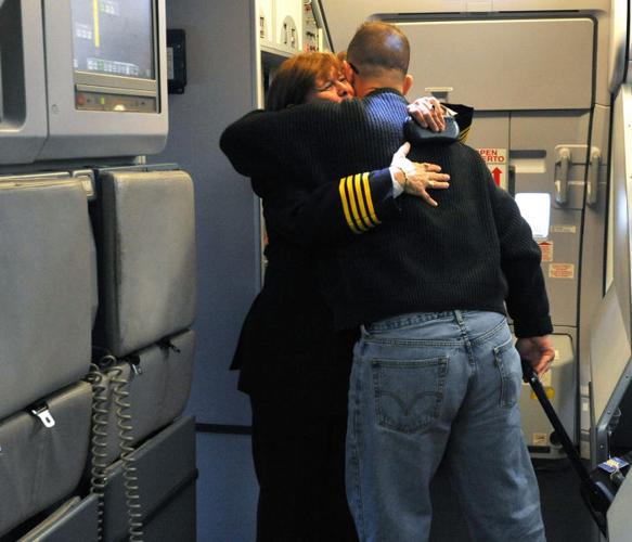 Longtime Spirit Airlines pilot makes her final approach at Atlantic ...