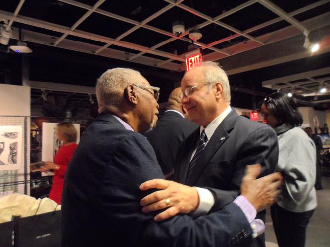 Museum founder Ralph Hunter's 80th birthday celebrated Monday