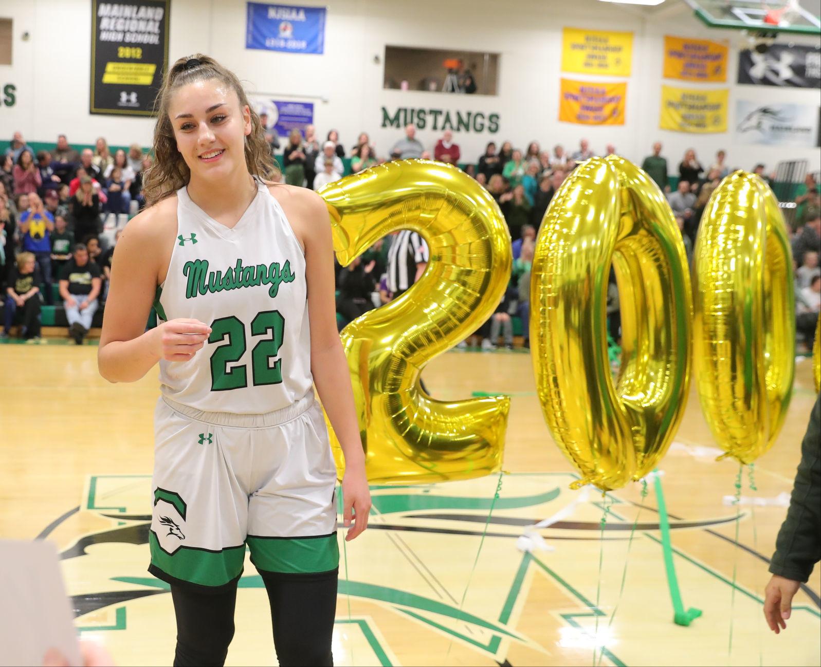 GALLERY: Kylee Watson of Mainland Regional scores her 2000th career point